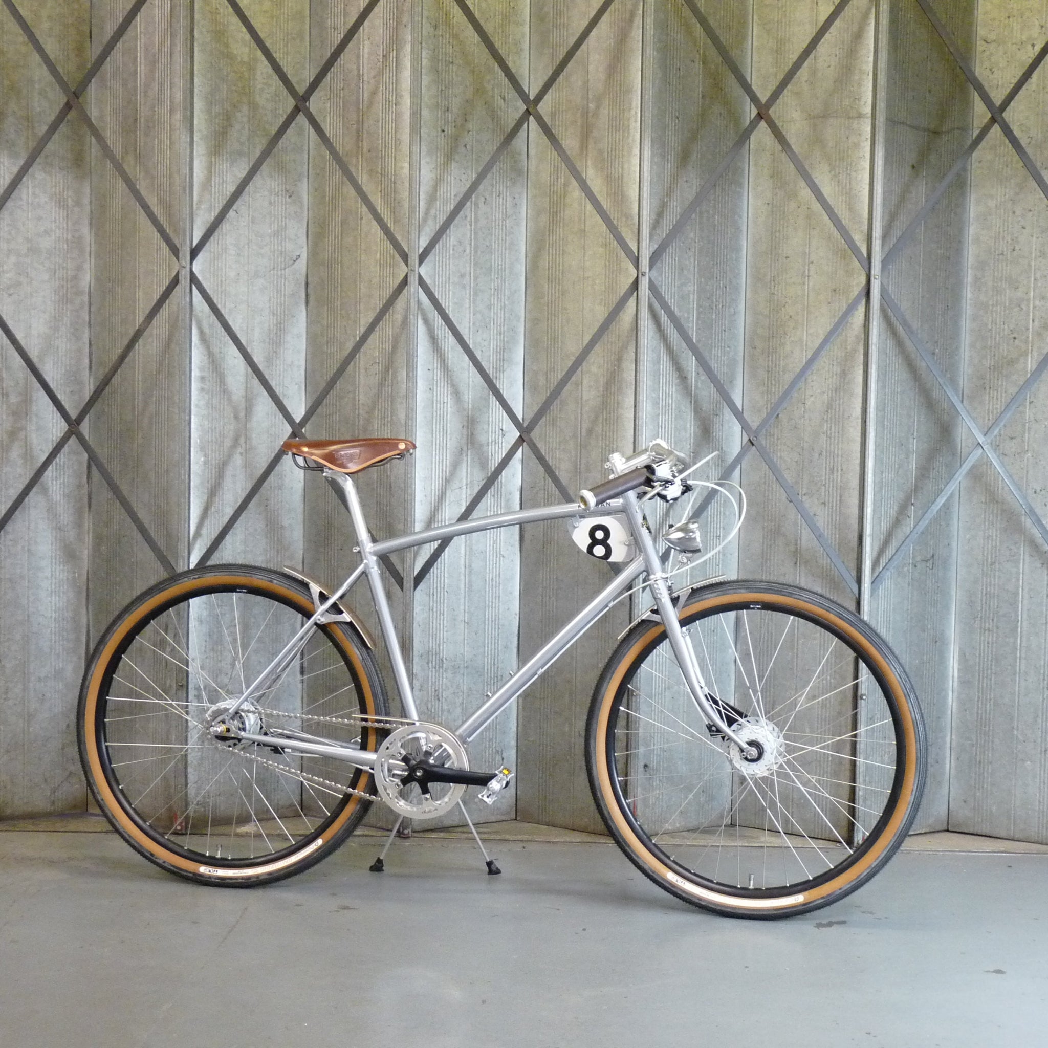Pashley Creations | Morgan 8 "Chrome and Coffee"