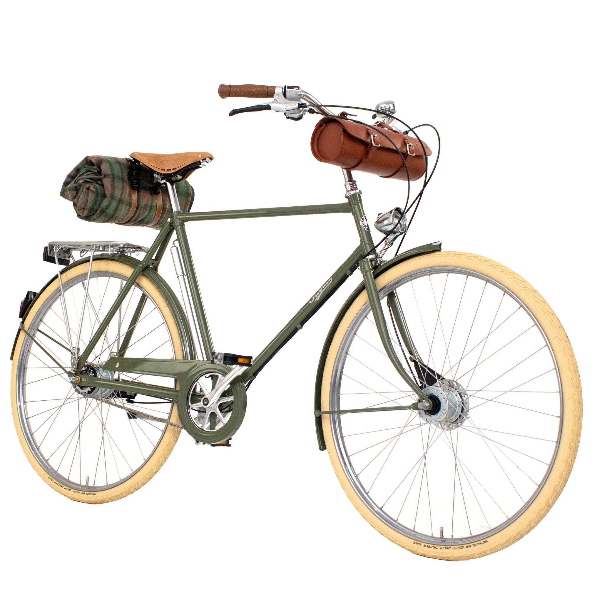Briton | Gents Traditional Bike, with leather saddle | Pashley