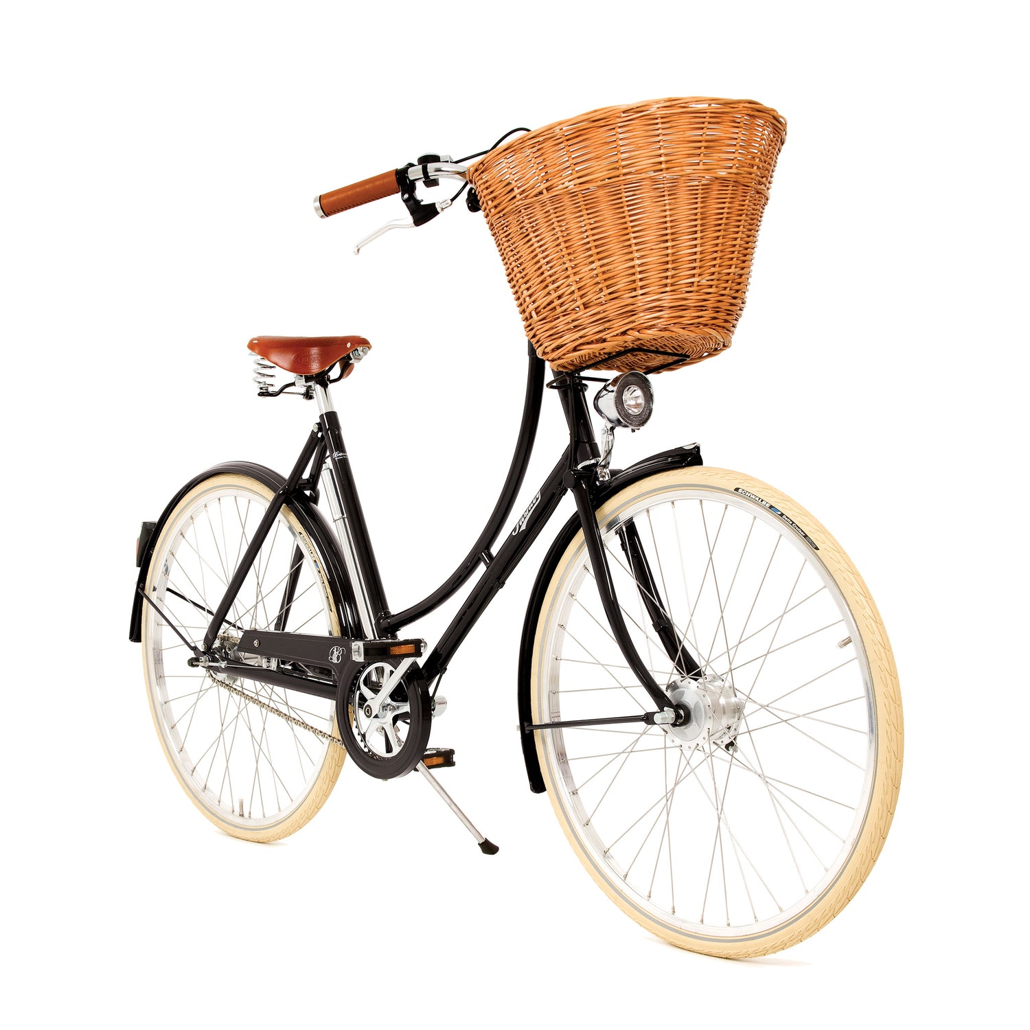 Britannia | Ladies Traditional Bike, with Wicker Basket | Pashley